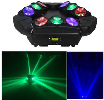 China Three Heads Pixel Led disco Dj Beam Moving Heads Stage Light 9 Pcs 10W Rgbw 4 In 1 for sale