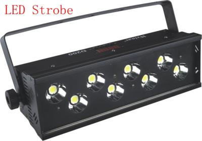 China Cool White LED Strobe Lights 8PCS X 25W Lamp 5CHS Channel Digital Display for sale