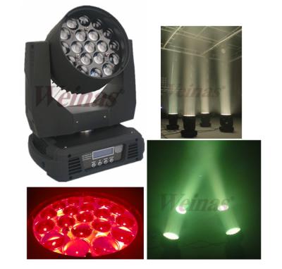 China Mac Aura LED Moving Head Lights / LED Wash Moving Head Beam 19×10W RGBW Lamp for sale