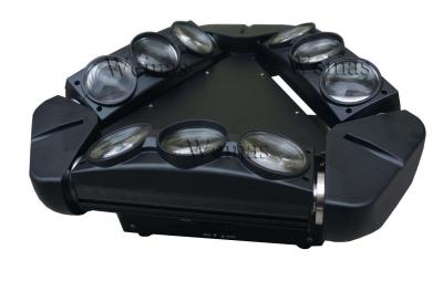 China Entertainment Bar 9PCS*12W  LED Beam Moving Head Light Infinite Rotating Pan Angle for sale