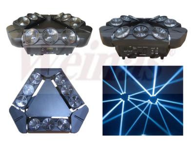 China 9 Spider Led Beam Moving Head Light Eyes 9*12w RGBW 4in1 Stage LED Beam Moving Head Light Unlimited Rotating Head for sale