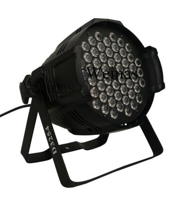 China Black Housing LED Par Can Lights RGBW Single Color AC110V -240V 50/60Hz Voltage for sale