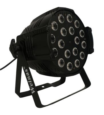 China 10W X 18PCS LED Par Can Lights RGBWY Color Mixing 5 In 1 Wash Stage Effect Light for sale