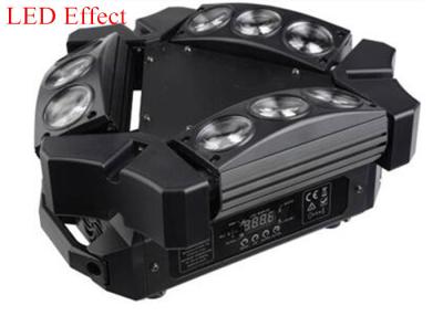 China Mini 9 Heads Spider LED Disco Effect Lighting 9PCS * 3W RGB For Stage for sale