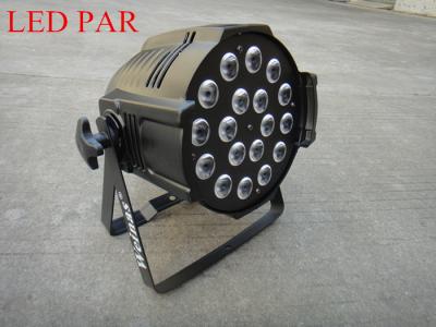 China 18PCS 10W RGBWY 5 In 1 LED Par Light 9 Channels LED Par Can For Night Club for sale