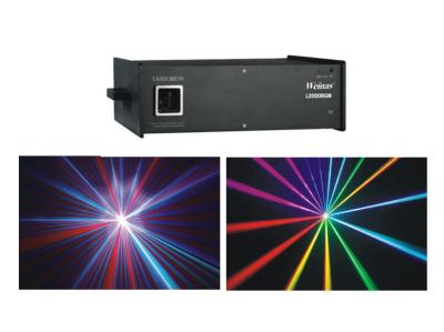 China Animation Laser Show DJ LED Laser Lights RGB 2W Patterns And Gradually Painting Effect for sale