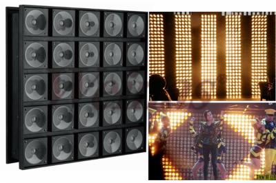 China 5*5 25 Eyes LED Stage Wash Lights / Matrix LED Lights RGB 3 In 1 Color for sale