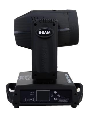 China DJ Nightclub Theater Beam Moving Head Light 9 Replaceable Gobos 24 Circular Prism for sale