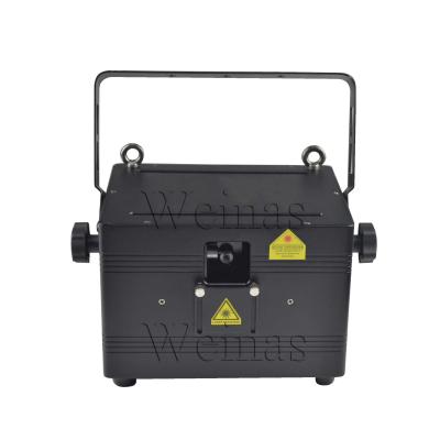 China Slow Rock Laser Stage Lighting DMX Built - In 160 Patterns Unique Blanking for sale