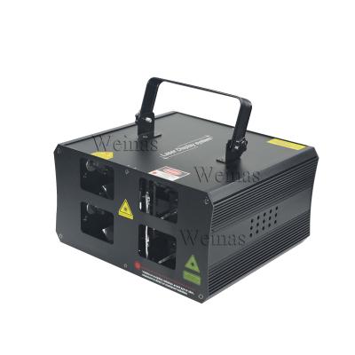 China Four Eyes DJ Disco Laser Lights / Concert Laser Lights RGB Color Mixing Linear Scan for sale