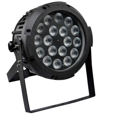 China 18W 18PCS RGBWY UV 6IN1 Outdoor Led Par Waterproof Light Public Led Par Light for sale