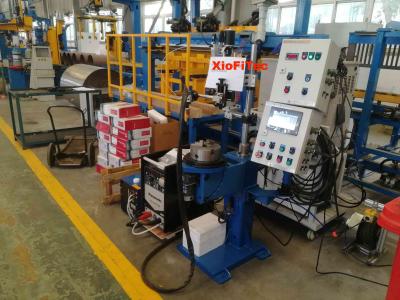 China Vertical Circumferential Welder 50Hz Welding Seamer Lathes 500A Max Current for sale