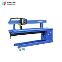 China Touch Screen Robotic Seam Welder Machine 2500mm Longitudinal Seam welder 98.43 Inch for sale