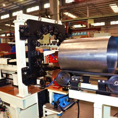 China Metal Sheet Welding Automatic Solar Water Heater Seam Welder with 0.5mm Galvanized Shell and Welding Diameter 180-600mm for sale