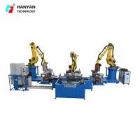 China Heavy Duty Vehicle Fuel Tank Welding Machine Customizable Arc Welding Robot Station for sale