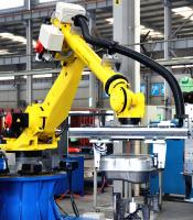 China Heavy Duty Vehicle Fuel Tank Welding Machine Customizable Arc Welding Robot Station for sale