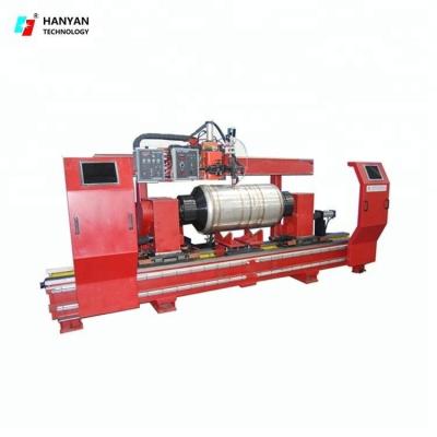 China TIG MAG MIG ETC  Water Tank Welding Machine Longitudinal / Circumferential Seam Welder 2000kg for sale