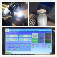 China Blue 10mm - 200mm Diameter Circular Seam Welding Machine Single Phase for sale