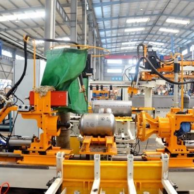 China 380V Solar Water Heater Tank Welding Equipment For Manufacturing Plant for sale