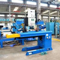 China Semi Auto Longitudinal Seam Welder Rolled Metal Plate Shell AC 220V Voltage for sale