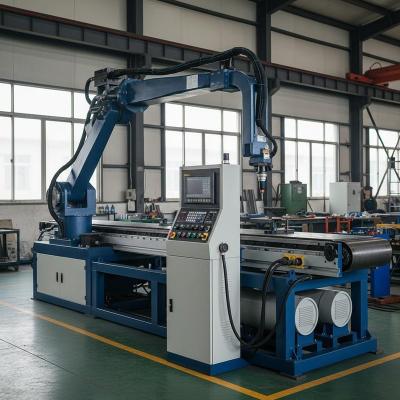 China Electric Power Supply Automatic Seam Welding Machine Featuring 4000 Mm Gauge Distance Suitable for Industrial Welding Tasks for sale