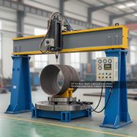 China 10T Ons Beam Weight Longitudinal Seam Welder Workpiece Diameter 1201500 Mm TIG Welders Equipment for Industrial Pipe Welding for sale