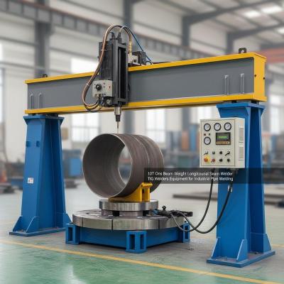 China 10T Ons Beam Weight Longitudinal Seam Welder Workpiece Diameter 1201500 Mm TIG Welders Equipment for Industrial Pipe Welding for sale