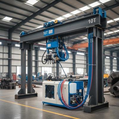 China 10T Ons Beam Weight Longitudinal Seam Welder Water Cooling Customized Service Heightening and Others for Industrial Applications for sale