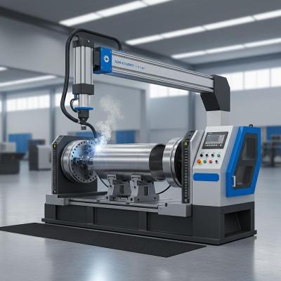 China Lengthening Customized Service Automatic Seam Welding Machine Featuring Workpiece Diameter 120-1500 Mm Seam Welding Accuracy for sale