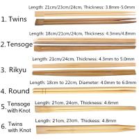 China Twins Tesoga Round Disposable Bamboo Chopsticks Bulk for sale
