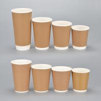 China Custom Logo Eco Friendly Paper Cup 10 Oz Capacity 100% Recyclable Materials Single Wall for sale