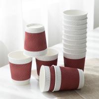 China Custom Logo Eco Friendly Paper Cup 10 Oz Capacity 100% Recyclable Materials Single Wall for sale
