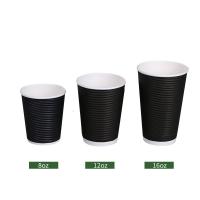 China Custom Logo Eco Friendly Paper Cup 10 Oz Capacity 100% Recyclable Materials Single Wall for sale