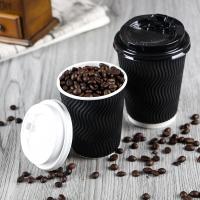 China 10OZ Double Wall Paper Cup With Custom Brand Logo Eco-Friendly for sale