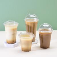 China PET Clear Plastic Cup With Lid , Eco-Friendly Clear Plastic Cup With Beverage Consumption for sale