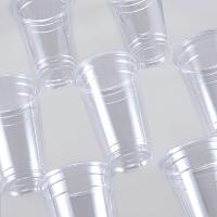 China Wholesale 95mm Clear Plastic Cups PET Cold Drinking Cups for Ice Coffee Juice Boba Milk Tea Bubble Cup Beer for sale