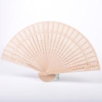China Bamboo Engraved Logo Hand Fan Gift Bag Wedding Party Favors Wedding Return Promotion Gift Bamboo Hand Fan for sale