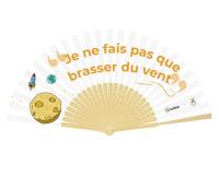 China BSBH Custom Folding Hand Fans with Custom Logo Personalized Bamboo Fan for sale