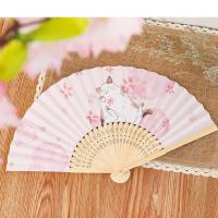 China BSBH Custom Folding Hand Fans with Custom Logo Personalized Bamboo Fan for sale