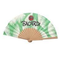 China Customized Logo Bamboo Hand Fans for Wedding Personalized Plastic Folding Fan for sale