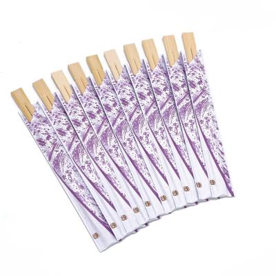 China Wholesale Eco-Friendly Bamboo Chopsticks Twin Disposable Sushi Flatware With Customized Logo And OPP Packaging for sale