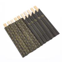 China Natural Bamboo Disposable Chopsticks with Printing Logo on Sleeve Length 18cm/21cm/24cm for sale