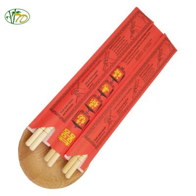 China Wholesale China Disposable Bamboo Chopstick Sushi Chopsticks In Paper Packing for sale