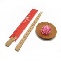 China 23cm Natural Color Disposable Wooden Chopsticks 10g Sushi Bamboo Chopsticks With Individual Wrapping for Picnic for sale