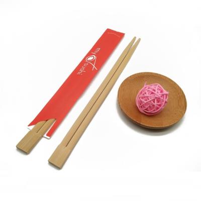 China 23cm Natural Color Disposable Wooden Chopsticks 10g Sushi Bamboo Chopsticks With Individual Wrapping for Picnic for sale