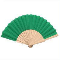 China Customized Logo Bamboo Hand Fans for Wedding Personalized Plastic Folding Fan for sale