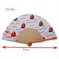 China Customized Logo Bamboo Hand Fans for Wedding Personalized Plastic Folding Fan for sale
