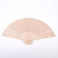 China Custom Printed Logo Folding Hand Fan Bamboo Hand Held Fan 21cm for Wedding for sale