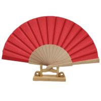 China Free Design Wooden Fan 21cm or Customize Perfect for Business Gift and Promotion for sale