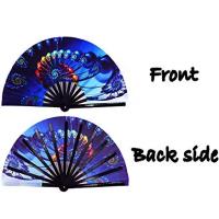 China Japanese Custom Printed Logo Wedding Hand Fans Handmade Bamboo Fan for sale